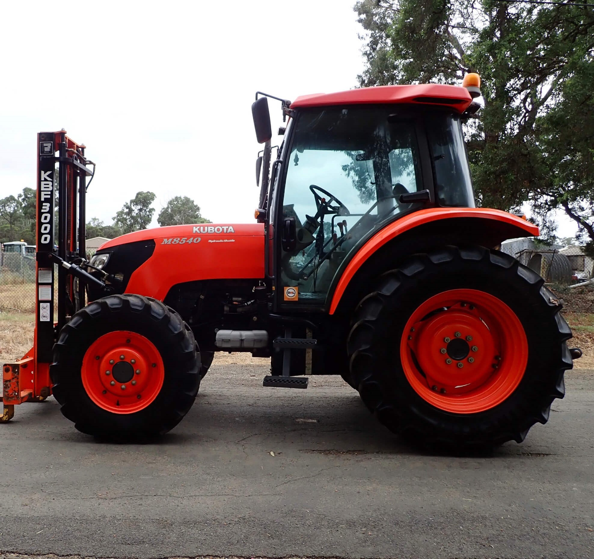 Kubota M8540 Tractor: Equipment Focus